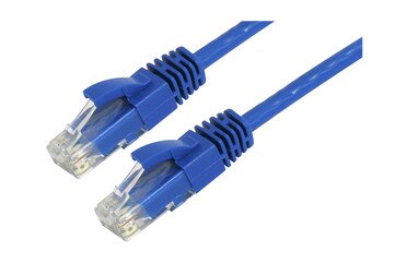 15m Cat 6A UTP Snagless Patch Cable LSZH - Blue